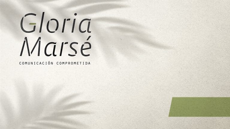 Branding y diseño web para Gloria Marsé, comunicación comprometida